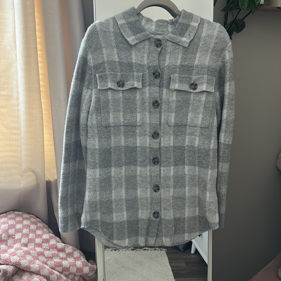 William Rast | Jackets & Coats | William Rast Long Sleeve Plaid Shacket ...